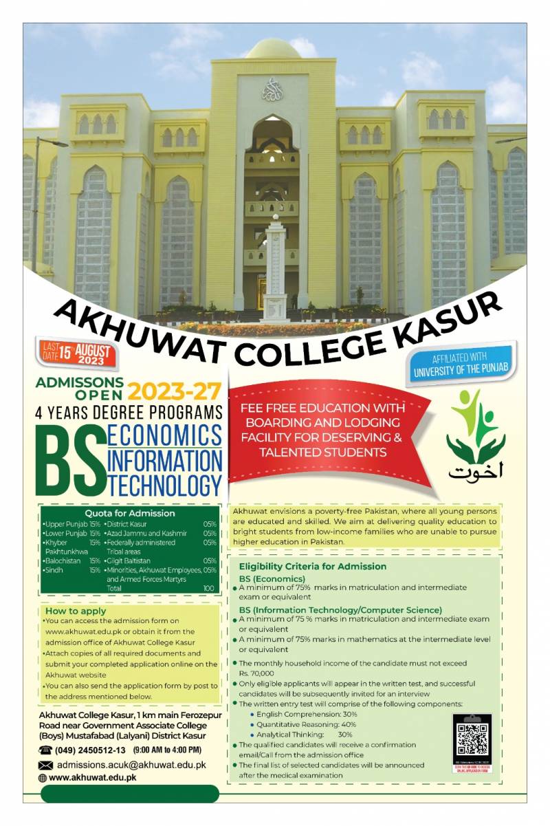 Akhuwat Education Services (AES) - Akhuwat | Islamic Micro Finance