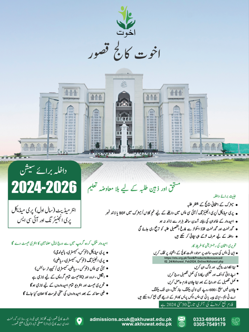 Akhuwat Education Services (AES) - Akhuwat | Akhuwat Education Services ...